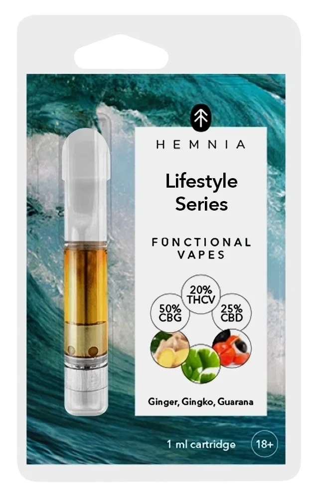 Active Life - Cartridge, CBG, THCV, CBD, Ginger, gingko biloba, guarana ...
