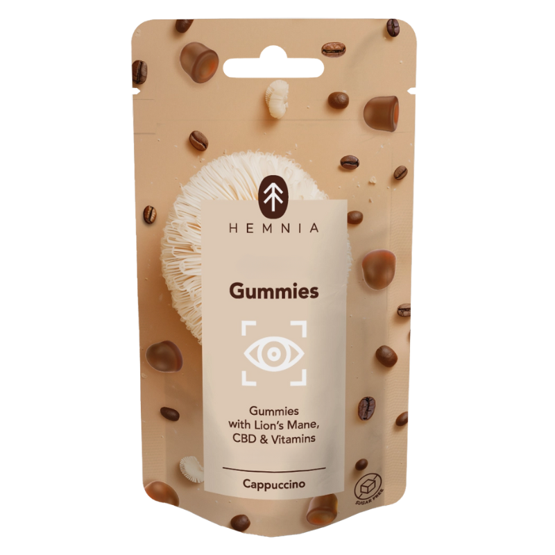 Focus Gummies - for support concentration with cappuccino flavour, 30 ...